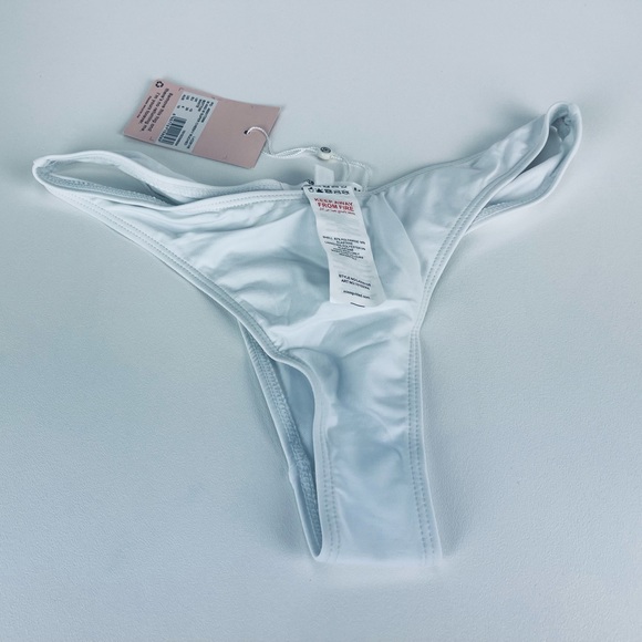 Missguided | Other | M And M Super Cheeky Ruchedbottom White | Poshmark